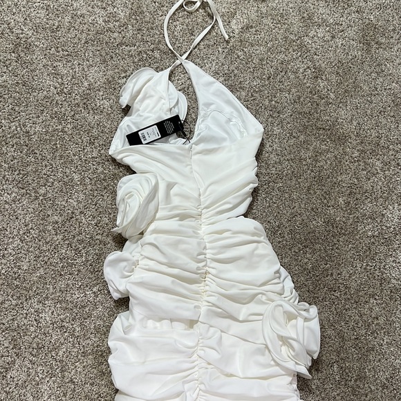 Fashion Nova | Dresses | Nwt Rana Rose Ruched Mini Dress | Poshmark